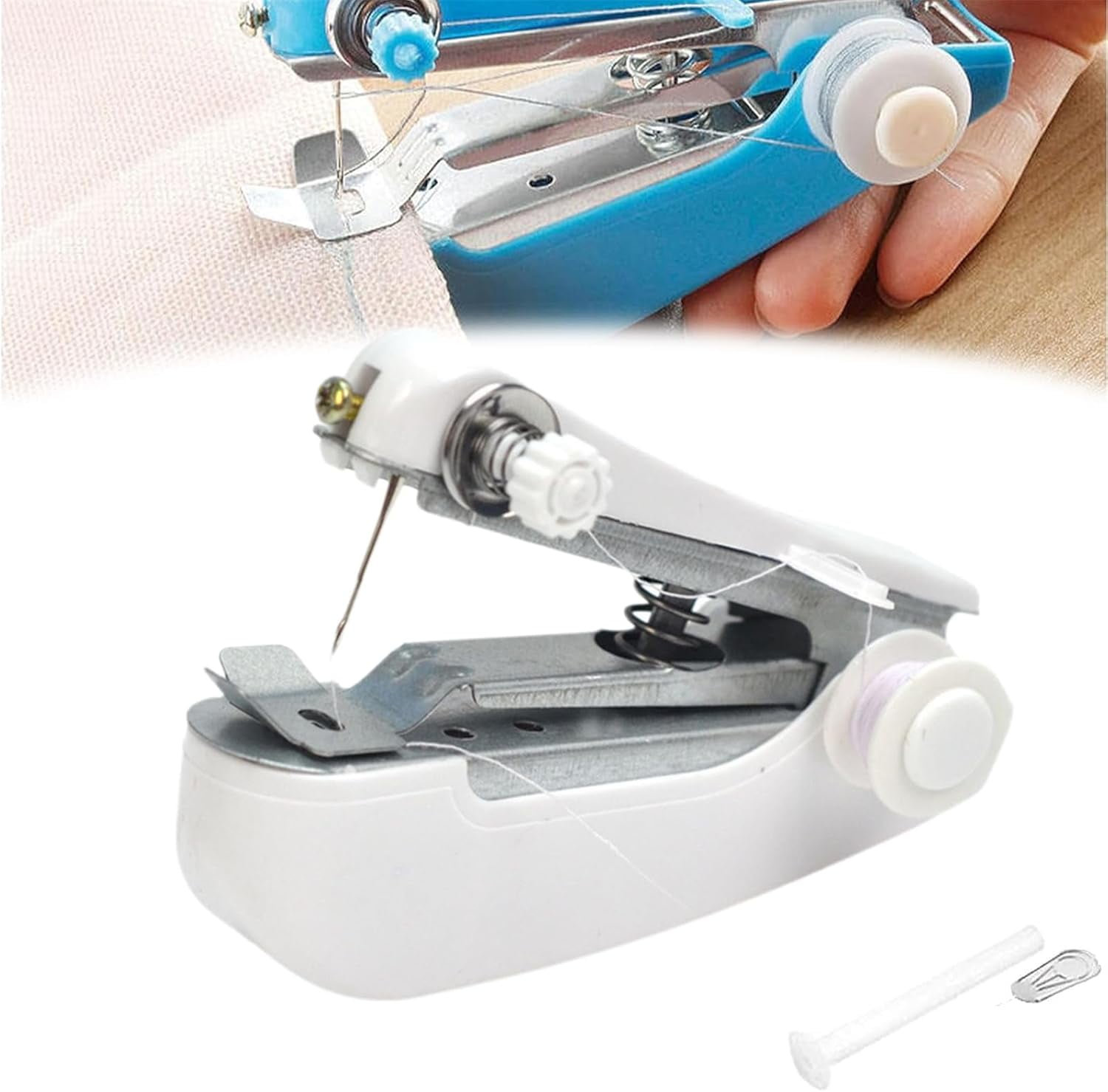 StitchPal Sewing Tool Stitch Pal Hand Sewing Machine Curtain Mini Sewer ...