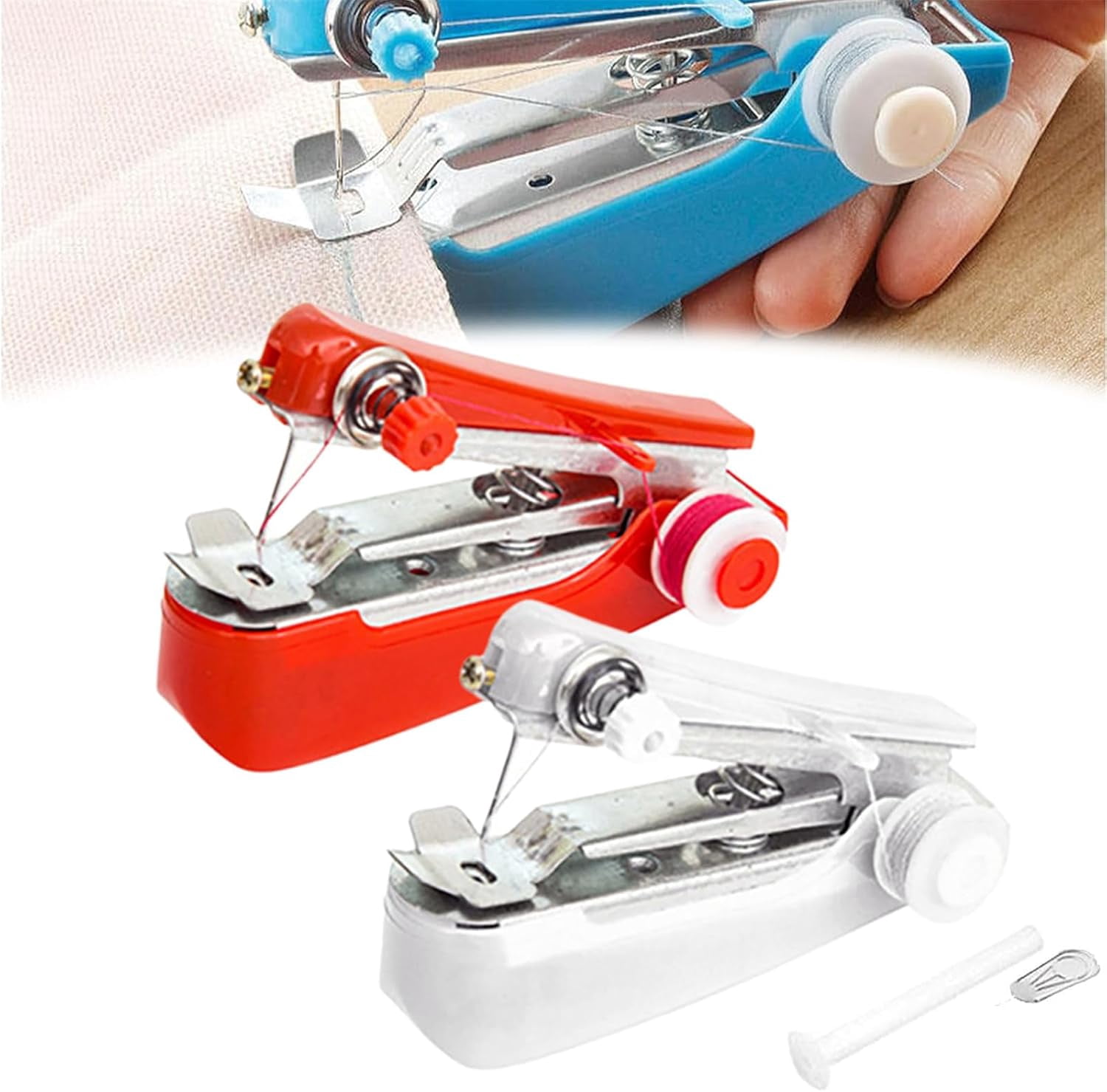 StitchPal Sewing Tool Stitch Pal Hand Sewing Machine Curtain Mini Sewer ...