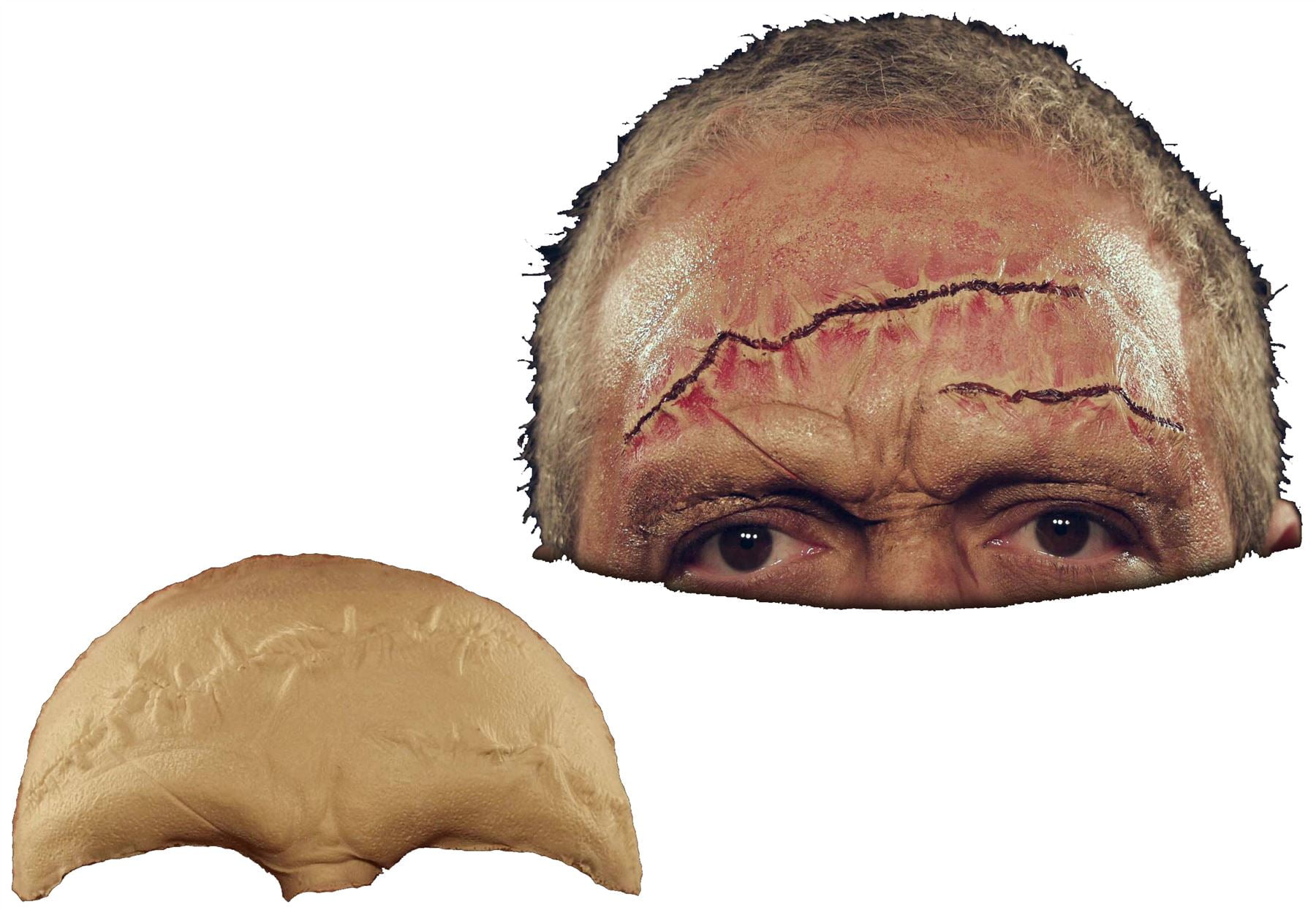 Stitched Brow Foam Latex Prosthetic - Walmart.com