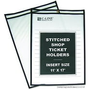 C-Line Magnetic Shop Ticket Holder, Super Heavy, 15", 8 1/2 x 11, 15/BX ...