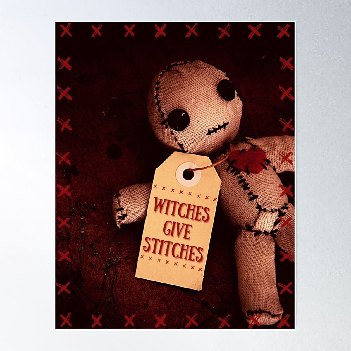 Stitches And Witches Poster Wall Art, Modern Wall Decor For Living Room ...