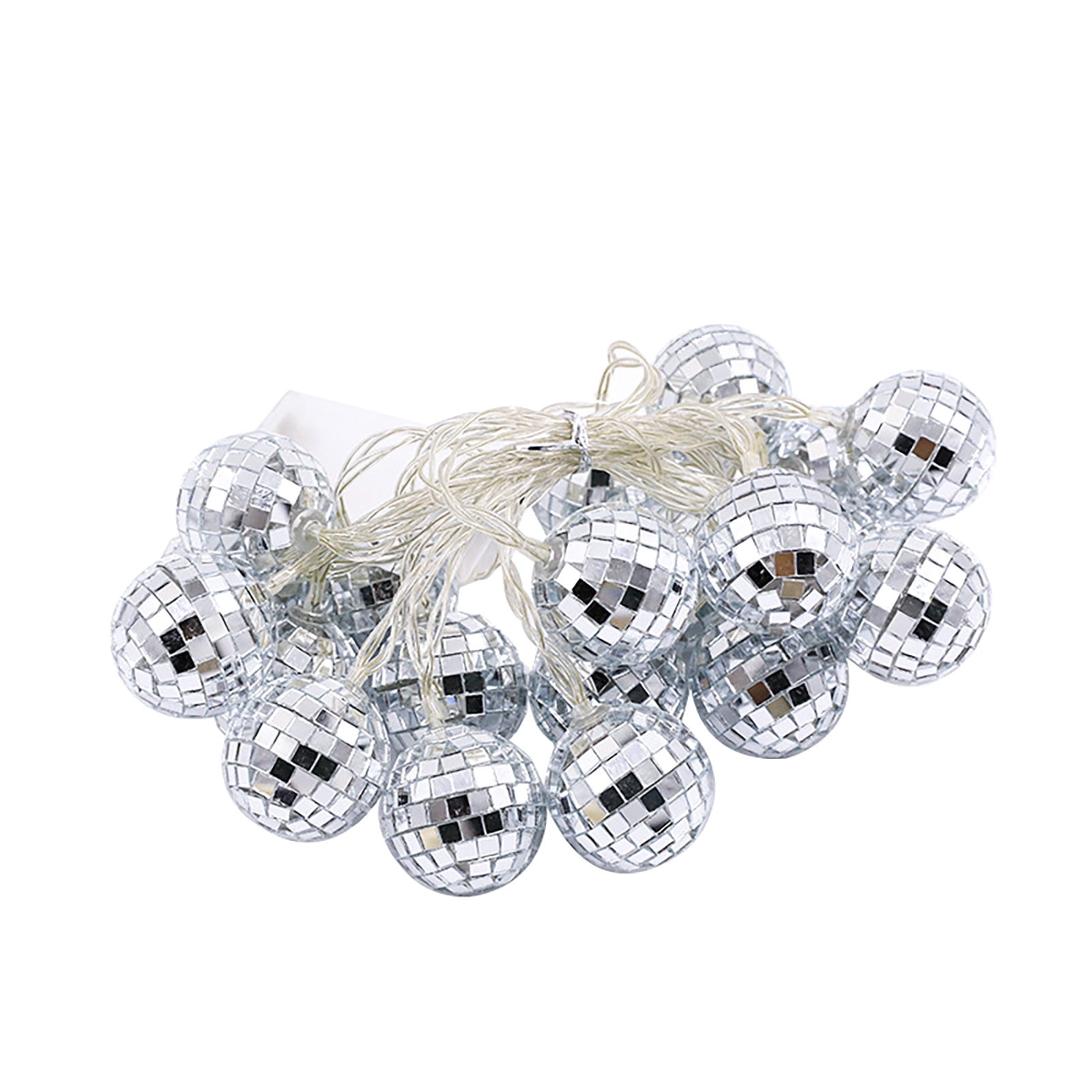 Stiwee 2024 Trendy Household LED Mirror Ball Light String Ball Light ...