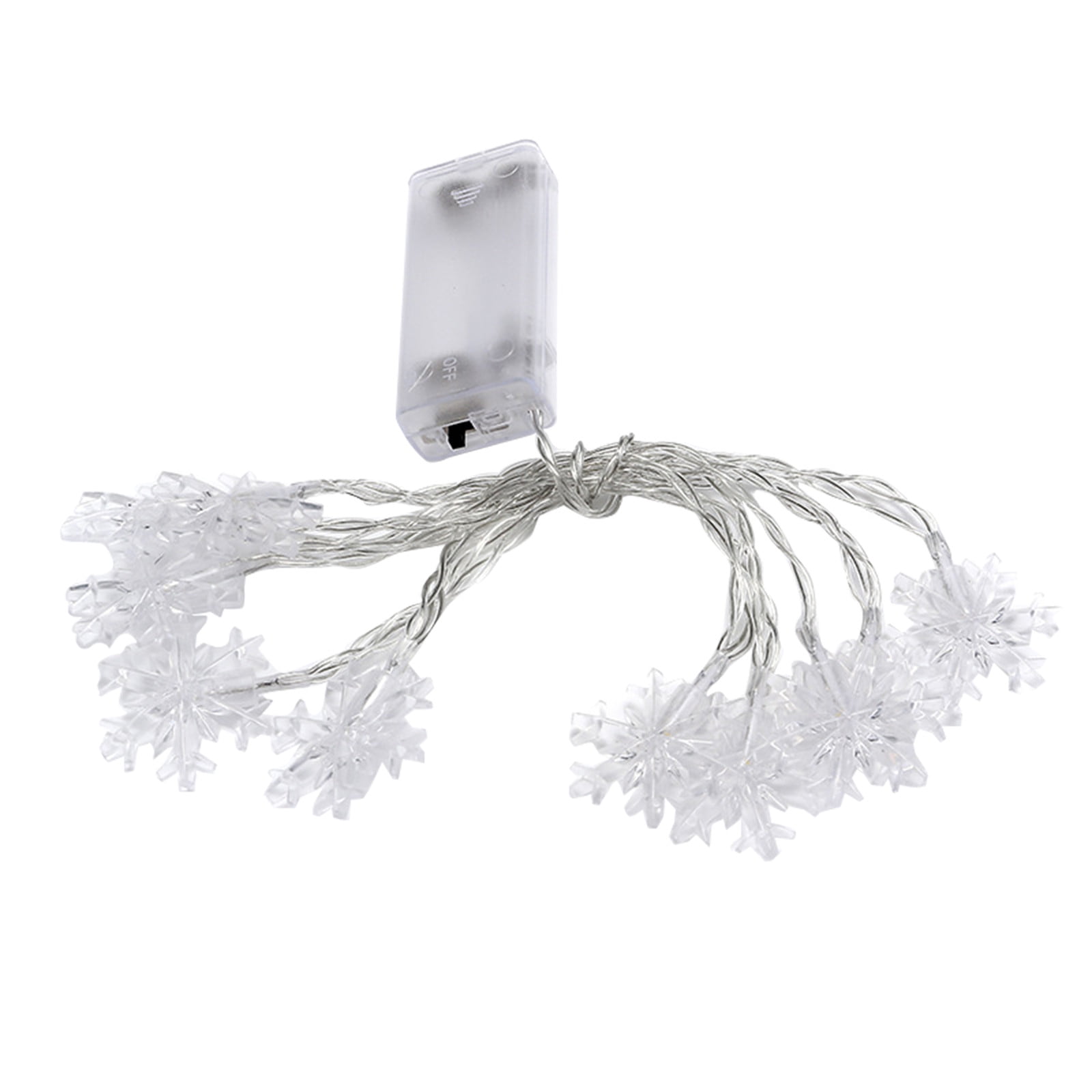 Stiwee Don't Miss Out Home Lighting Snowflake String Lights Battery ...