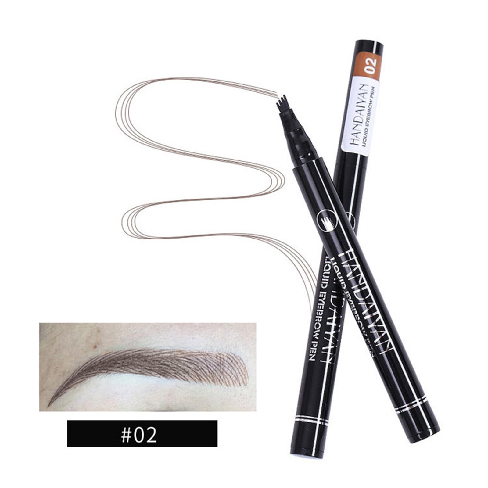 Stiwee Eyebrow Pen Microblading Eyebrow Pen Fine Sketch Liquid Eyebrow ...