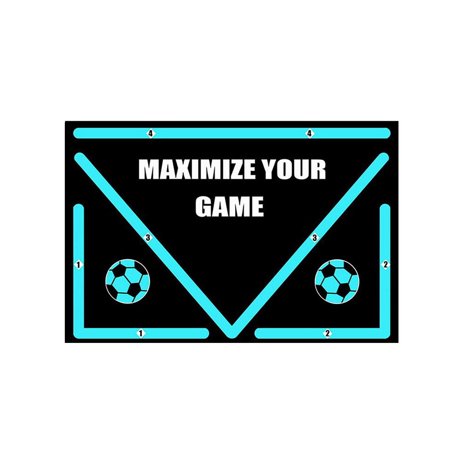 Stiwee Football Footstep Training Mat Absorbing Silent Dribble Aid Non ...