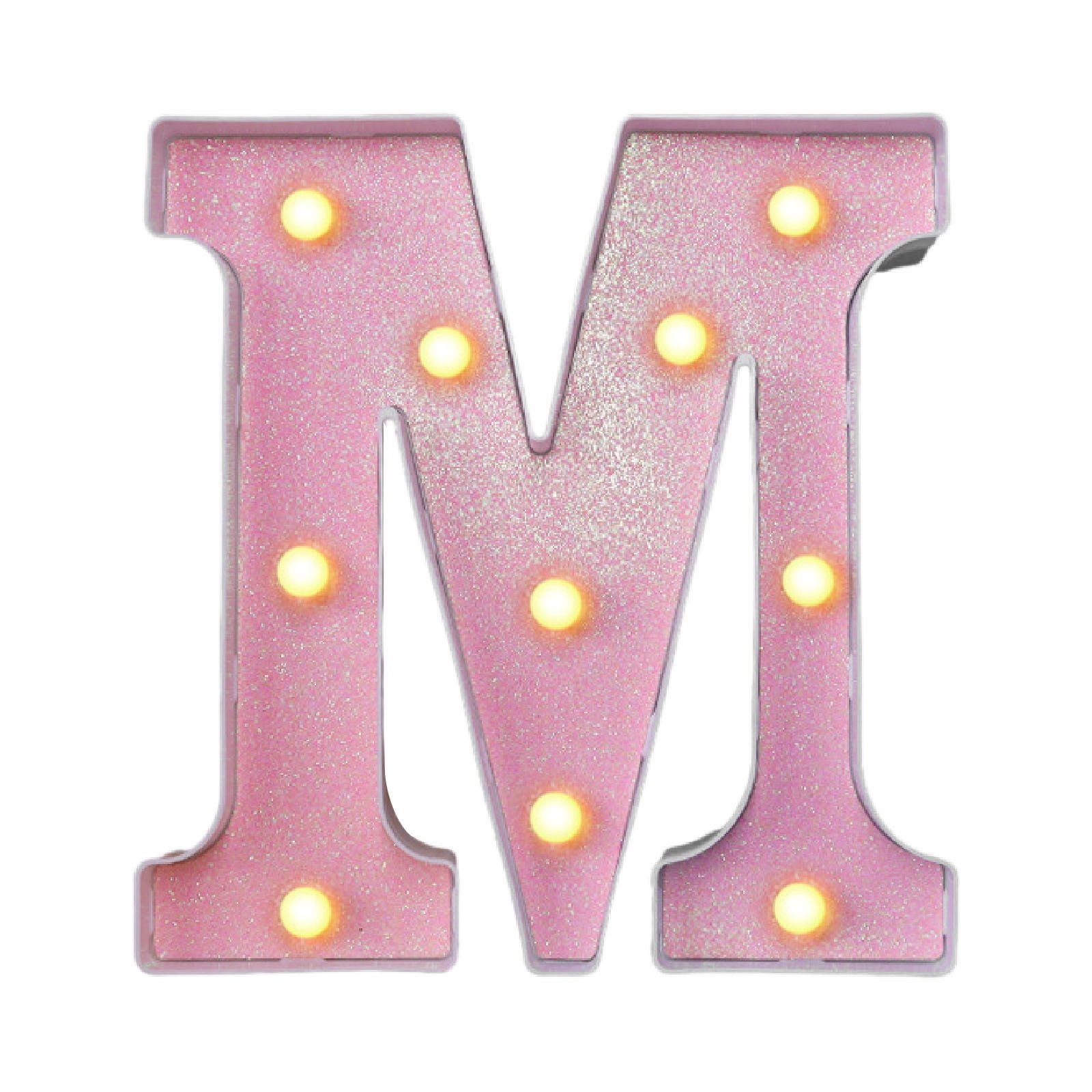 Stiwee LED Letter Light Valentine's Day Home Decor Led Light Up Letters ...