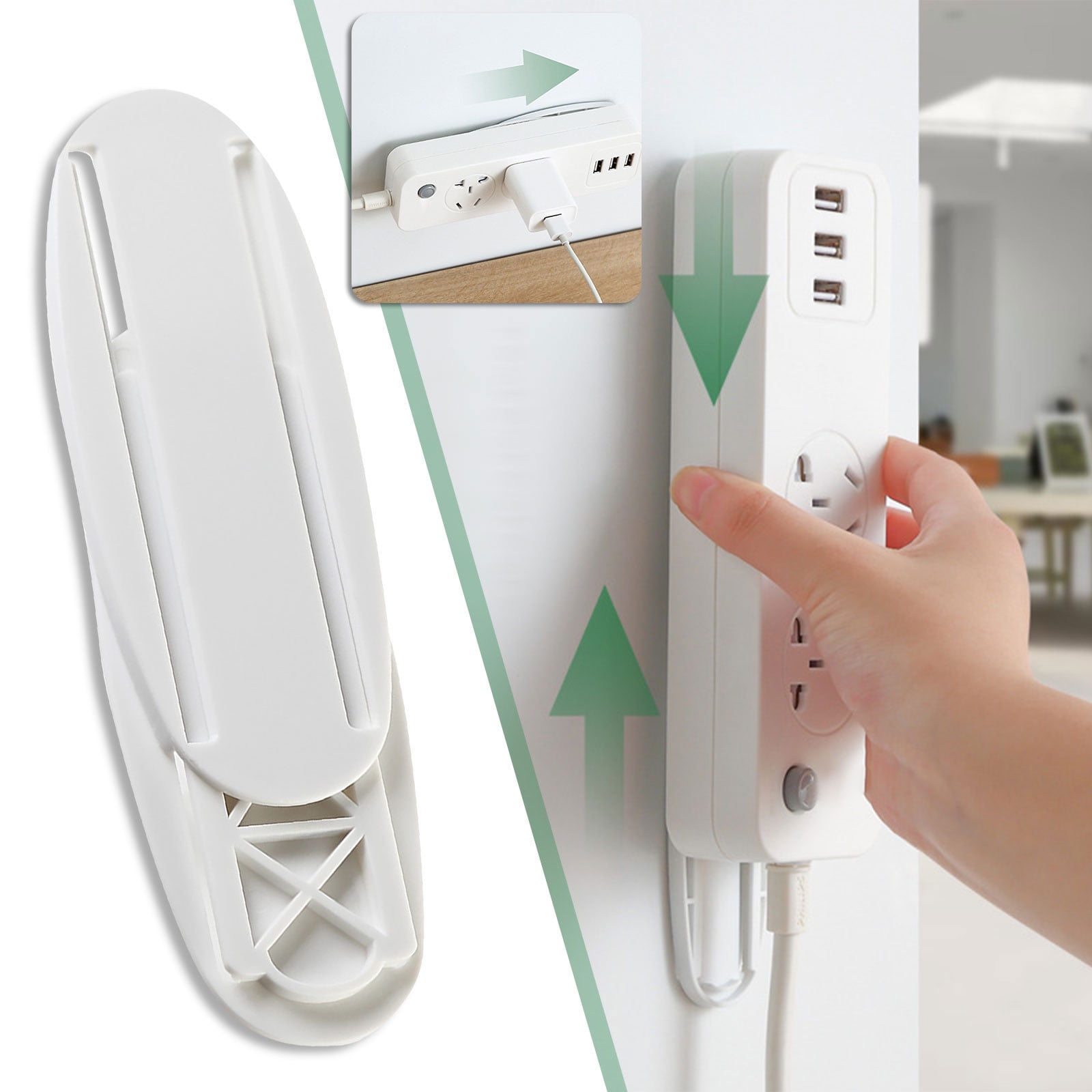 Stiwee Mother's Day Special Self-Adhesive Desktop Socket Fixer Punch ...