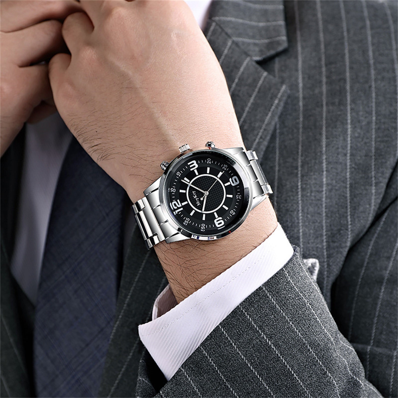 Stiwee Swatch Watches for Men Luxury Design Men's Business Casual Alloy ...