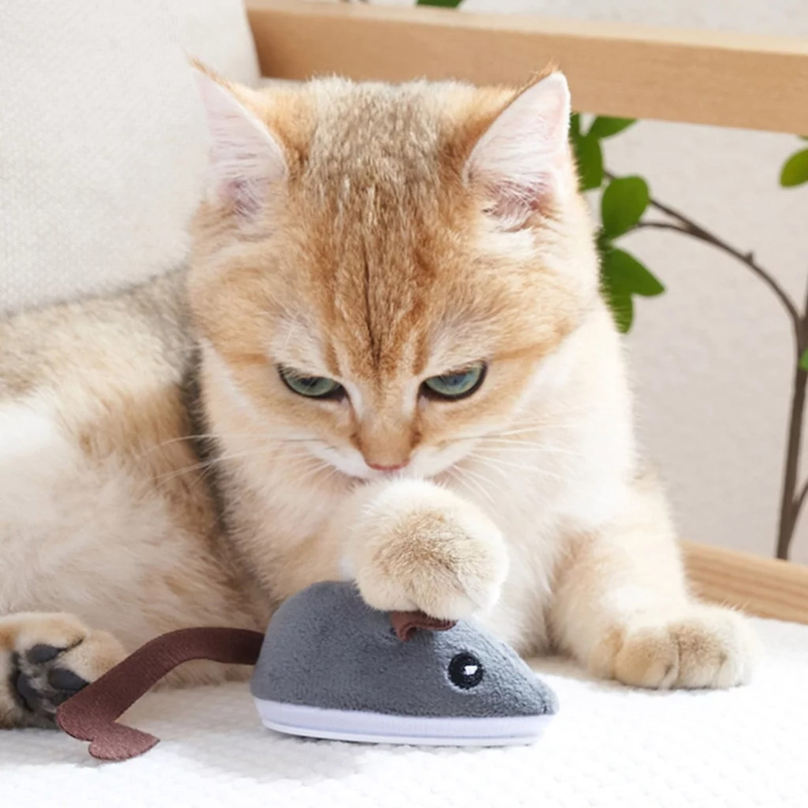 Stiwee Toys Simulation Mouse Cat Toys Intelligent Electric Pet Toys ...