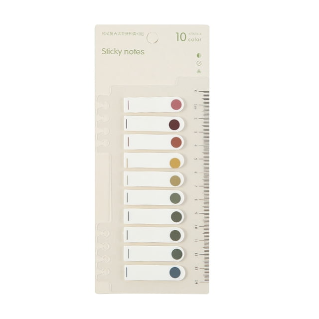 Stiwee Transparent Sticky Notes Classification Label Index Sticker ...