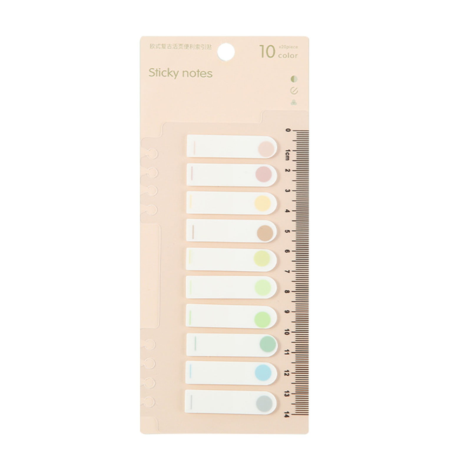 Stiwee Transparent Sticky Notes Classification Label Index Sticker ...