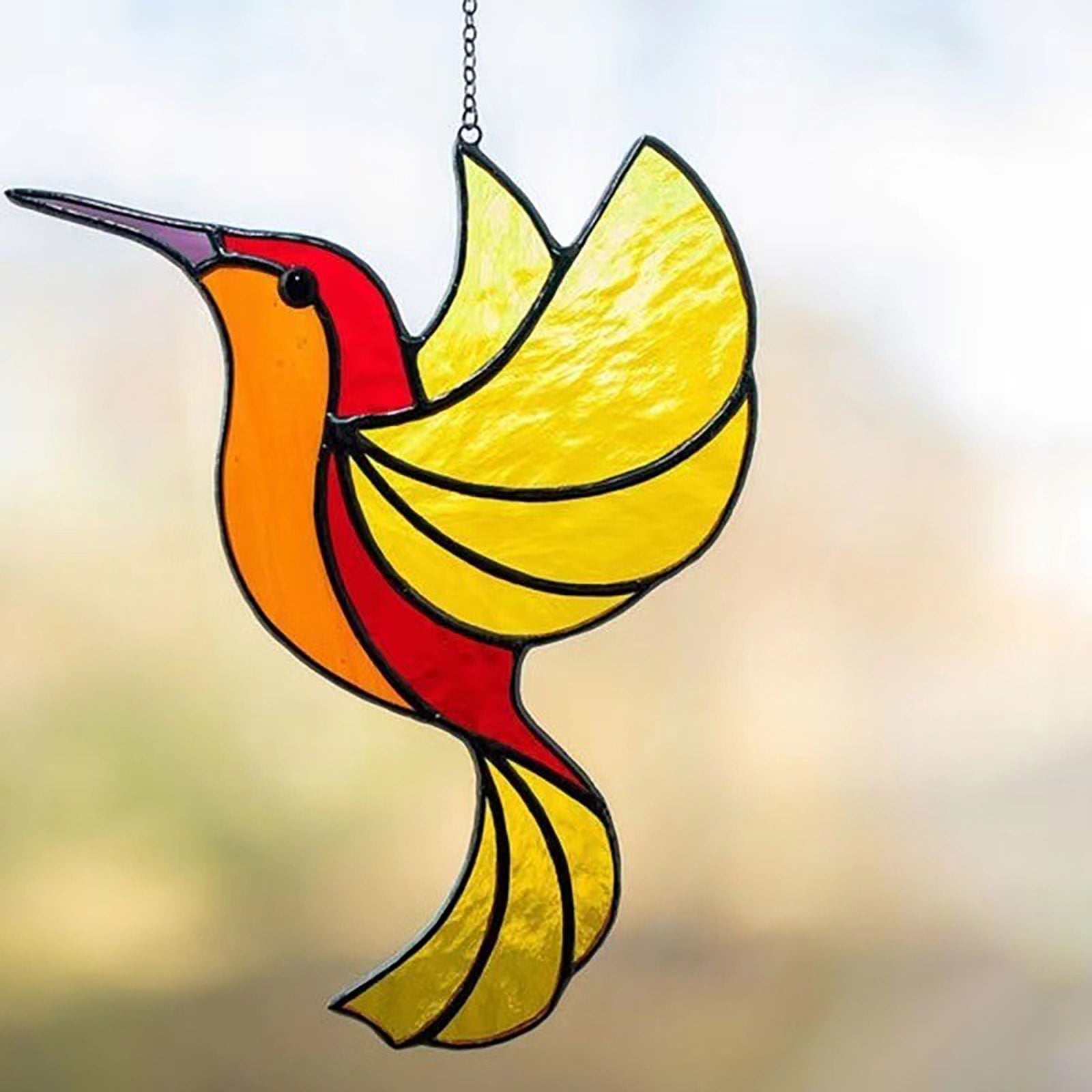 Stiwee Window Pendant Hanging Ukraine Hummingbird Home Decor Unique ...