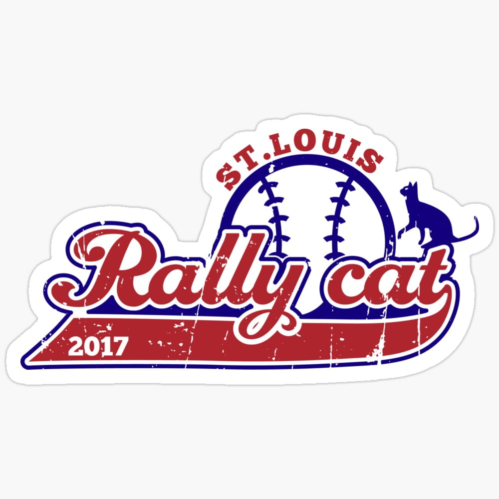 Stl Rally Cat 2017 Sticker Baseball Sticker, Football Sticker ...
