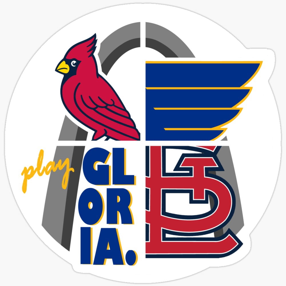 Stl Sports Sticker Phone Decal Water Bottle Stickers Car Decals, Laptop ...