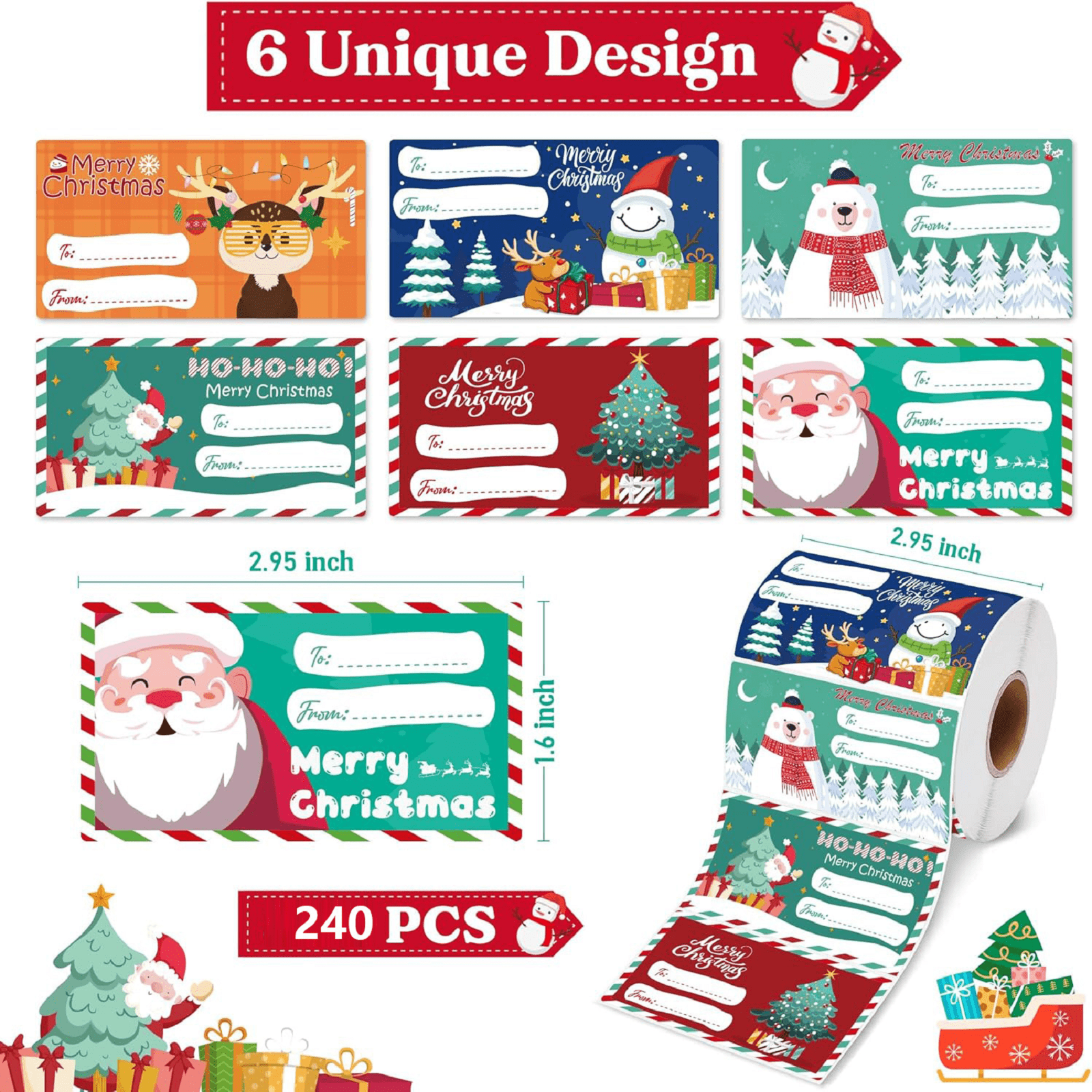 StlyGar 1 PCS Christmas Gift Tags, Gift Tags for Christmas Presents ...