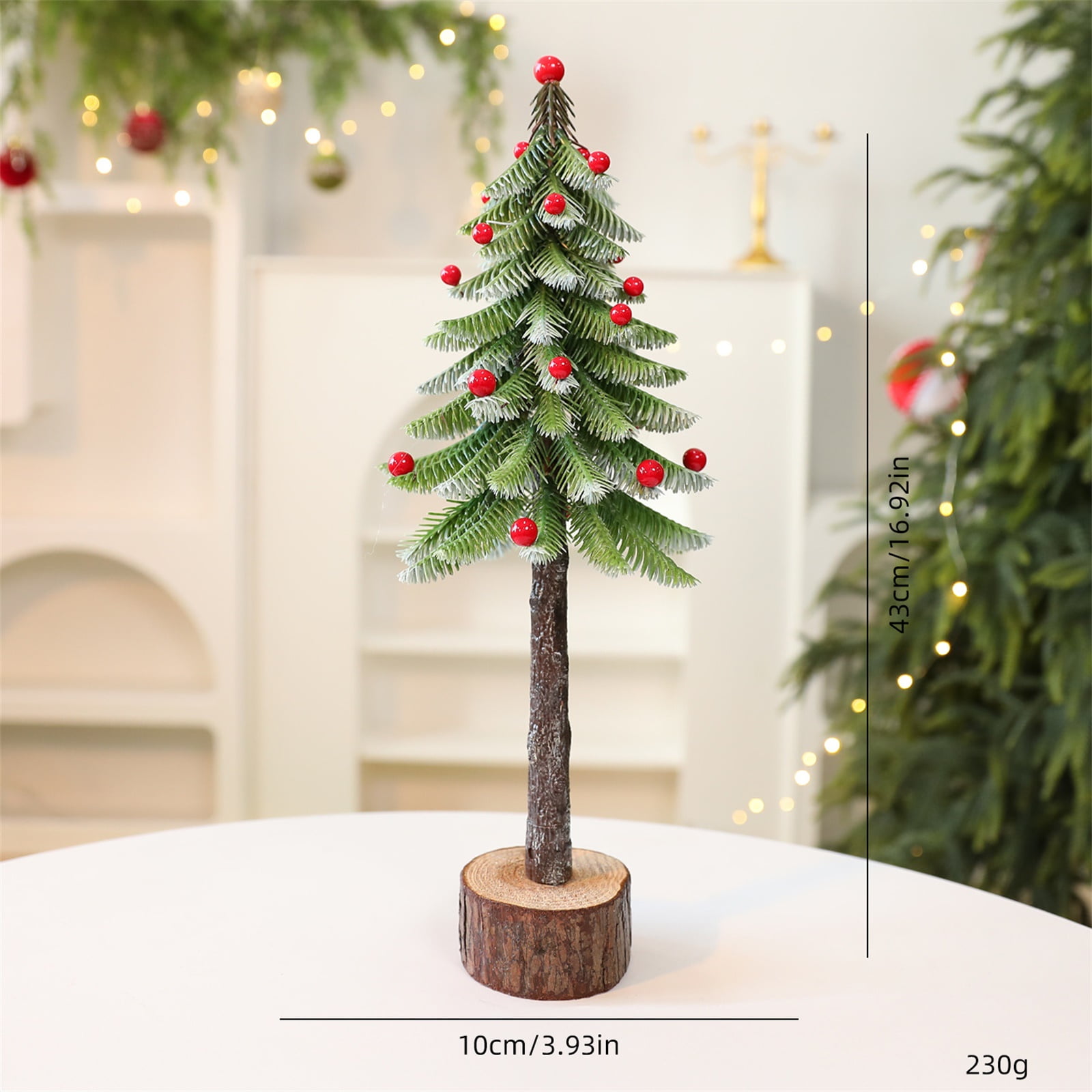 StlyGar 1 Tabletop Mini Christmas Tree Artificial Christmas Trees with ...
