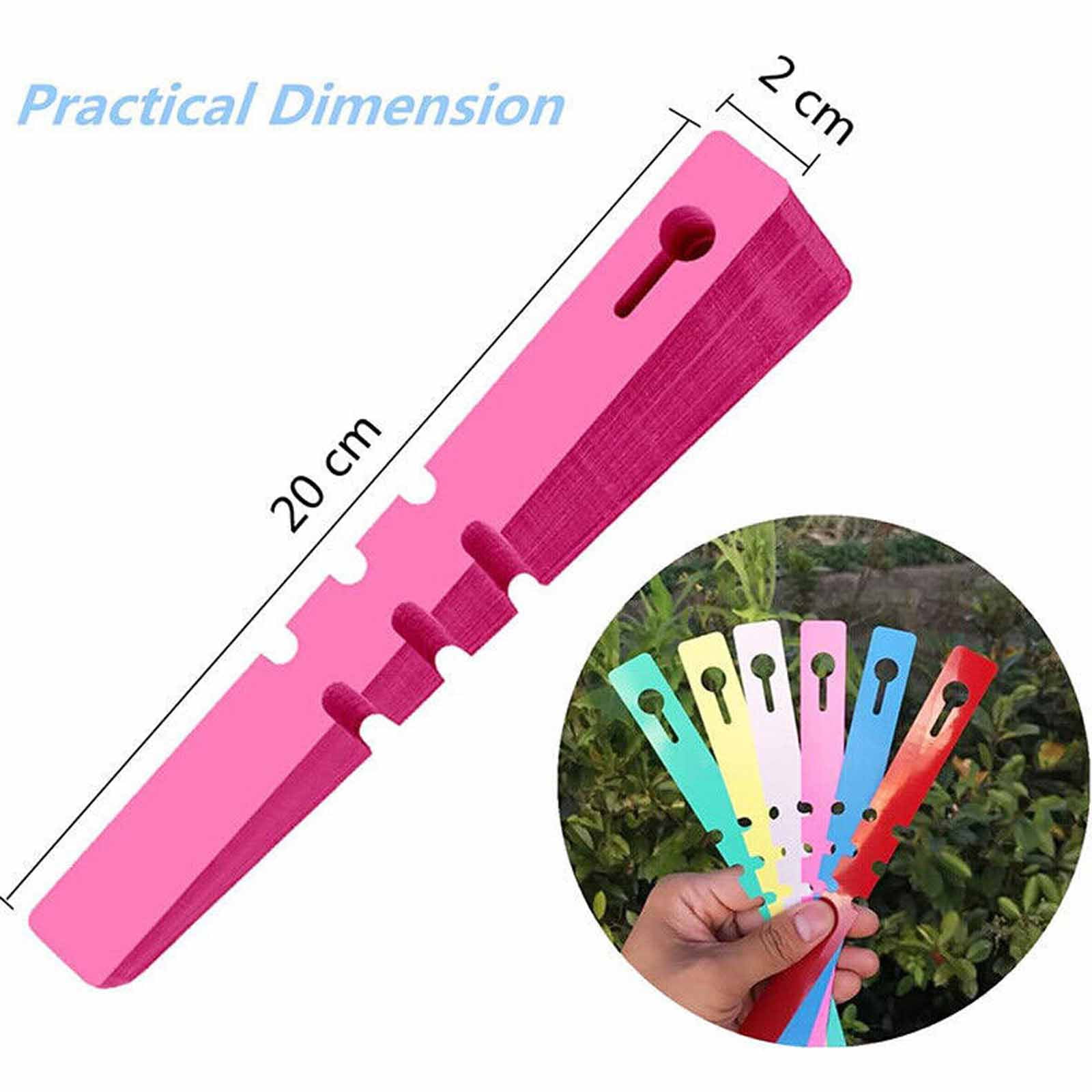 StlyGar 100 Plant Tree Tags Plastic Hanging Nursery Garden Labels ...