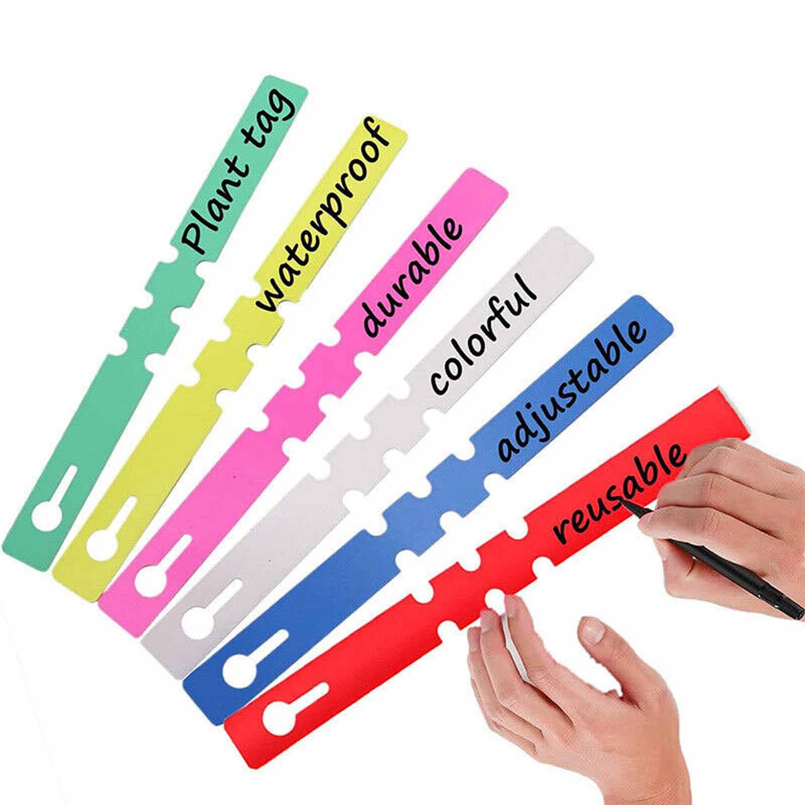StlyGar 100 Plant Tree Tags Plastic Hanging Nursery Garden Labels ...
