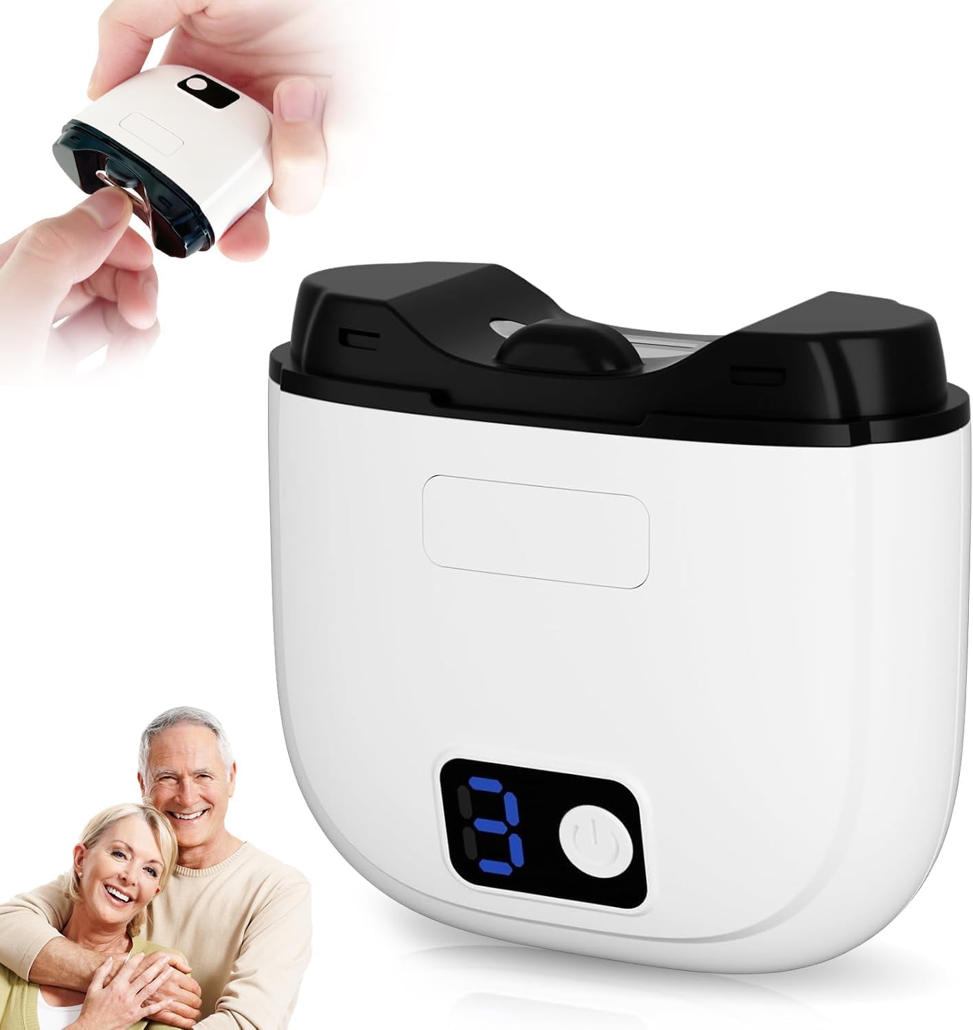 StlyGar 2 in 1 Electric Nails Clipper w/ Light, Automatic Nail w/ Clip ...