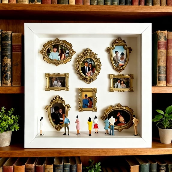 StlyGar DIY Mini Museum Silhouette Box, 2026 Valentine's Day Shadow Box ...