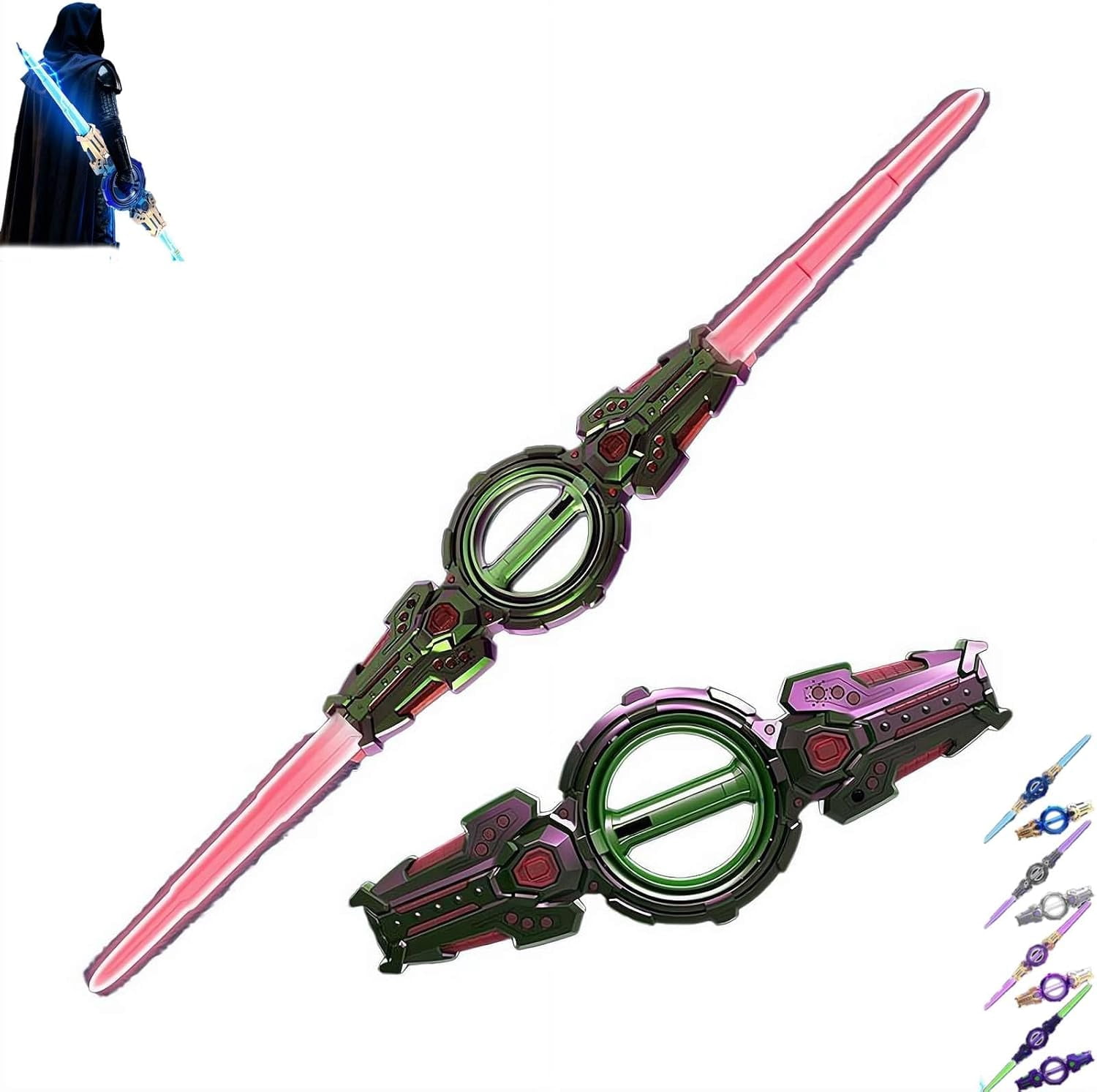 StlyGar Light Up Sword,Flashing Sabers with Sound,Fire Spin Sword ...