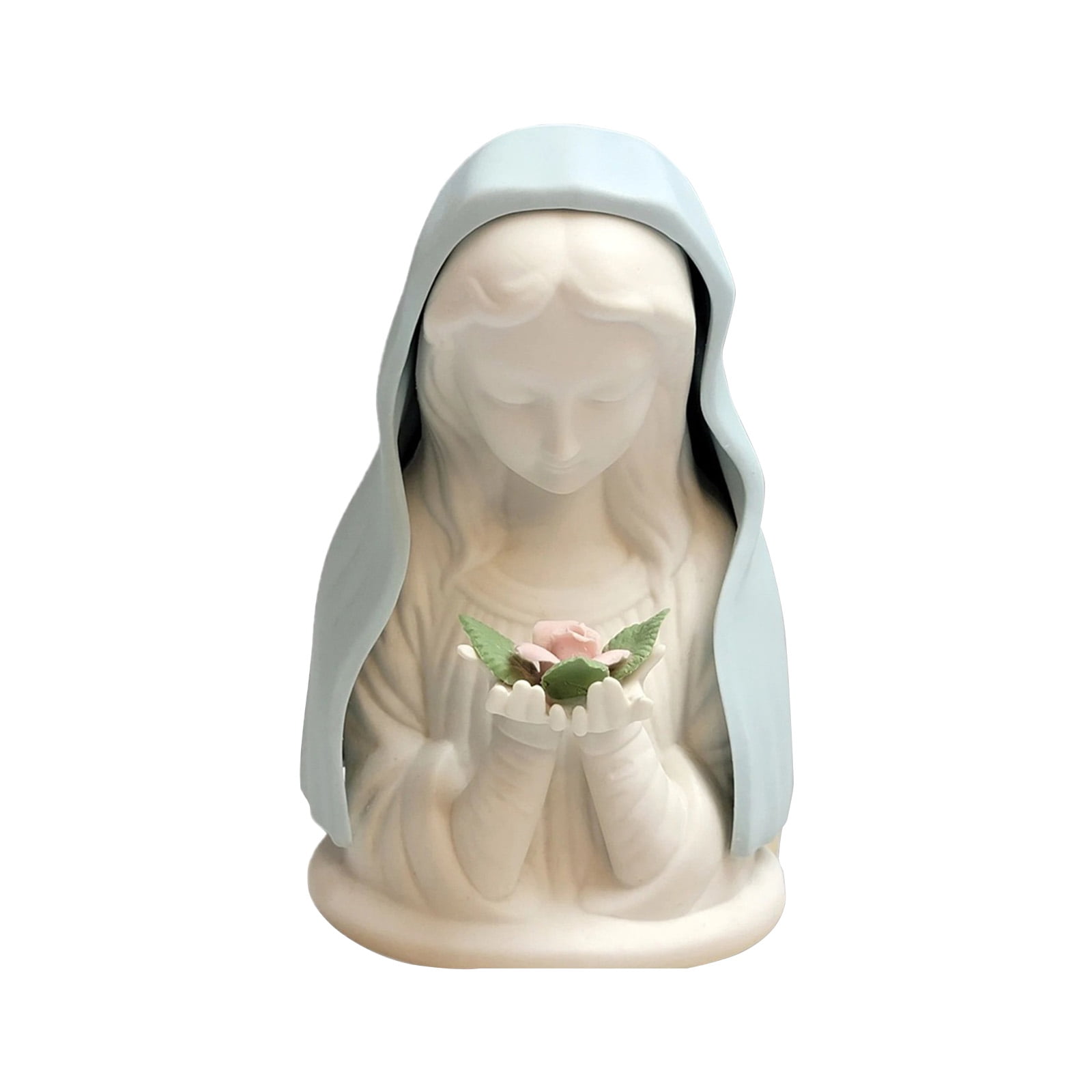 StlyGar Mary Night Light, Elegant Religious Statue Lamp, LED Devotional ...