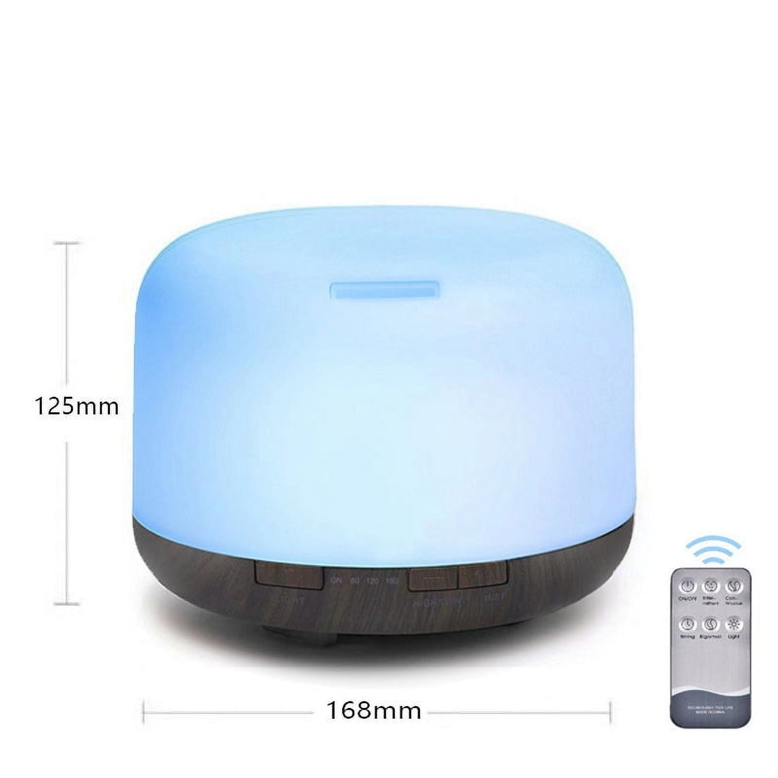 Stnqtsrv 500ml Premium, Essential Oil Diffuser with Remote Control, 5 ...