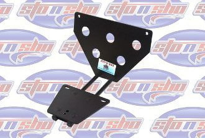 Sto-N-Sho 1A Quick Release Removable Front License Plate Bracket Black ...