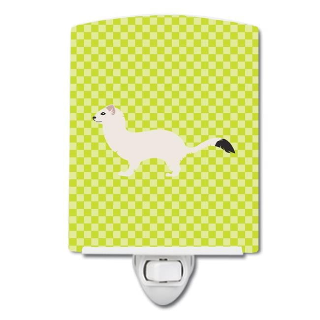 Stoat Short-tailed Weasel Green Ceramic Night Light - Walmart.com