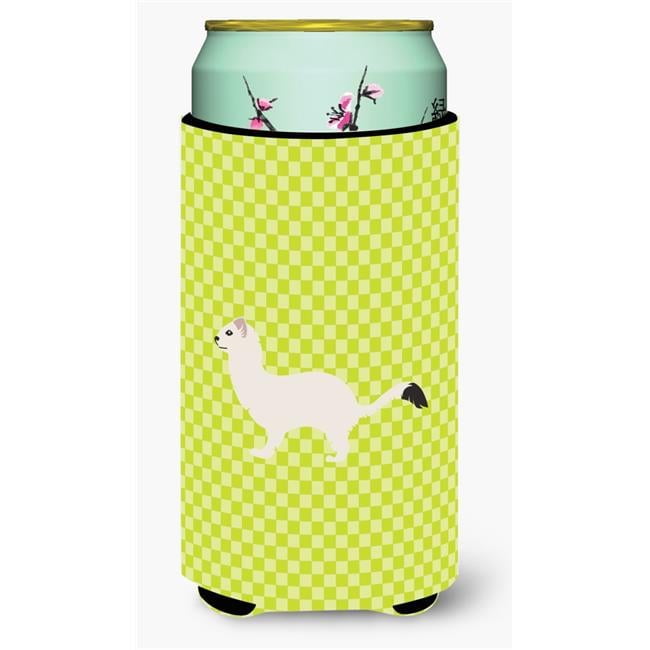 Stoat Short-tailed Weasel Green Tall Boy Beverage Insulator Hugger ...