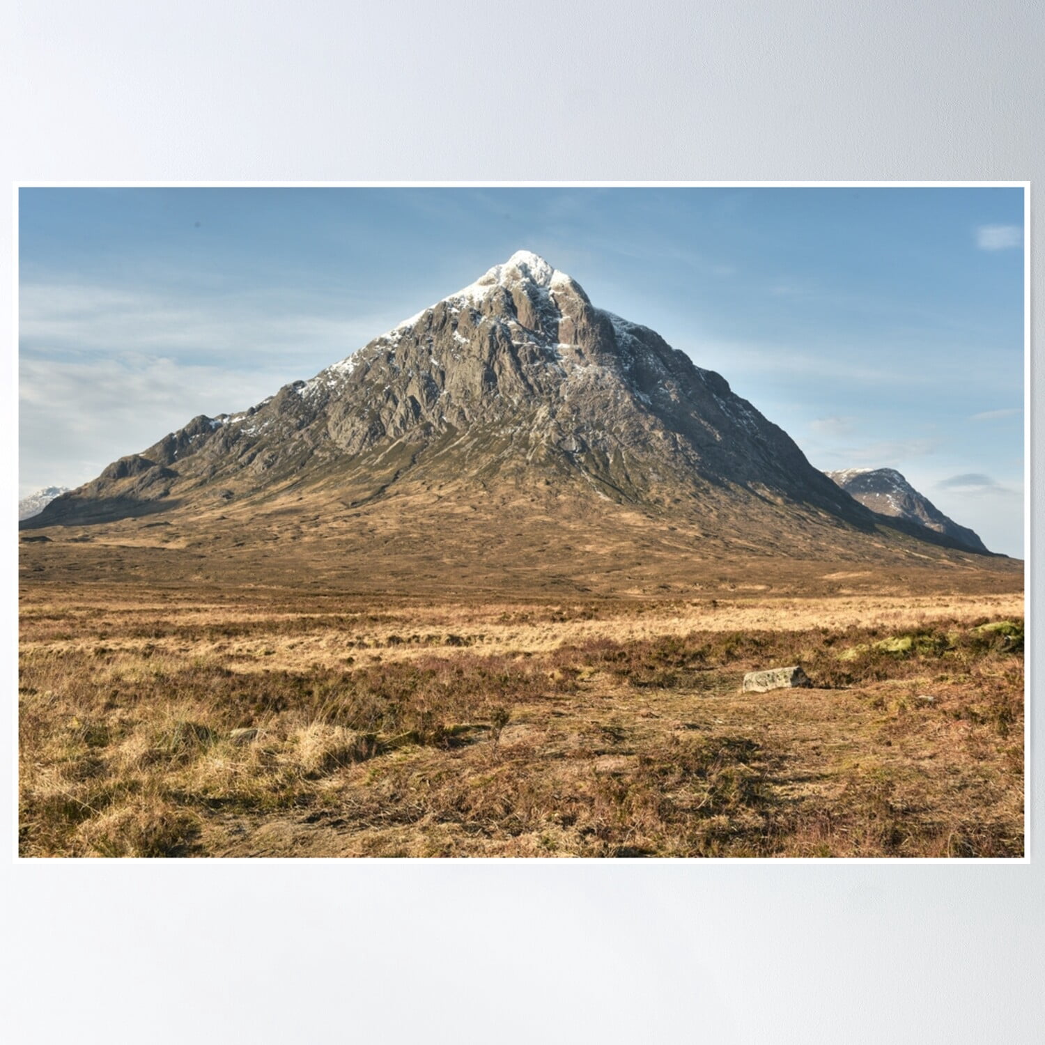 Stob Dearg.Glencoe Poster Wall Art, Modern Wall Decor, 8x12 UNFRAMED ...