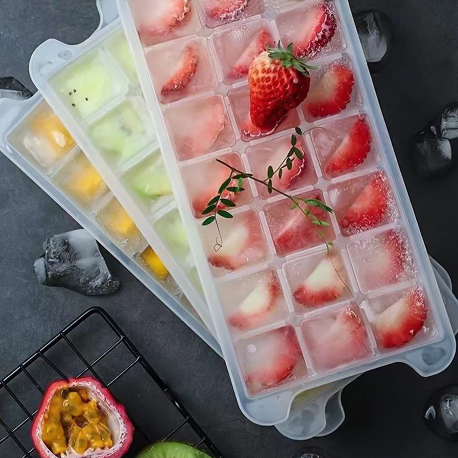 Stock Up Deal, Ice Tray Ice Box, Large Capacity, Household Ice Maker ...