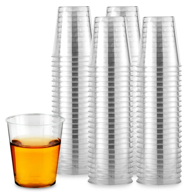 Stock Your Home 1.5 oz Shot Glasses - 500 Mini Plastic Shot Glasses (1 ...