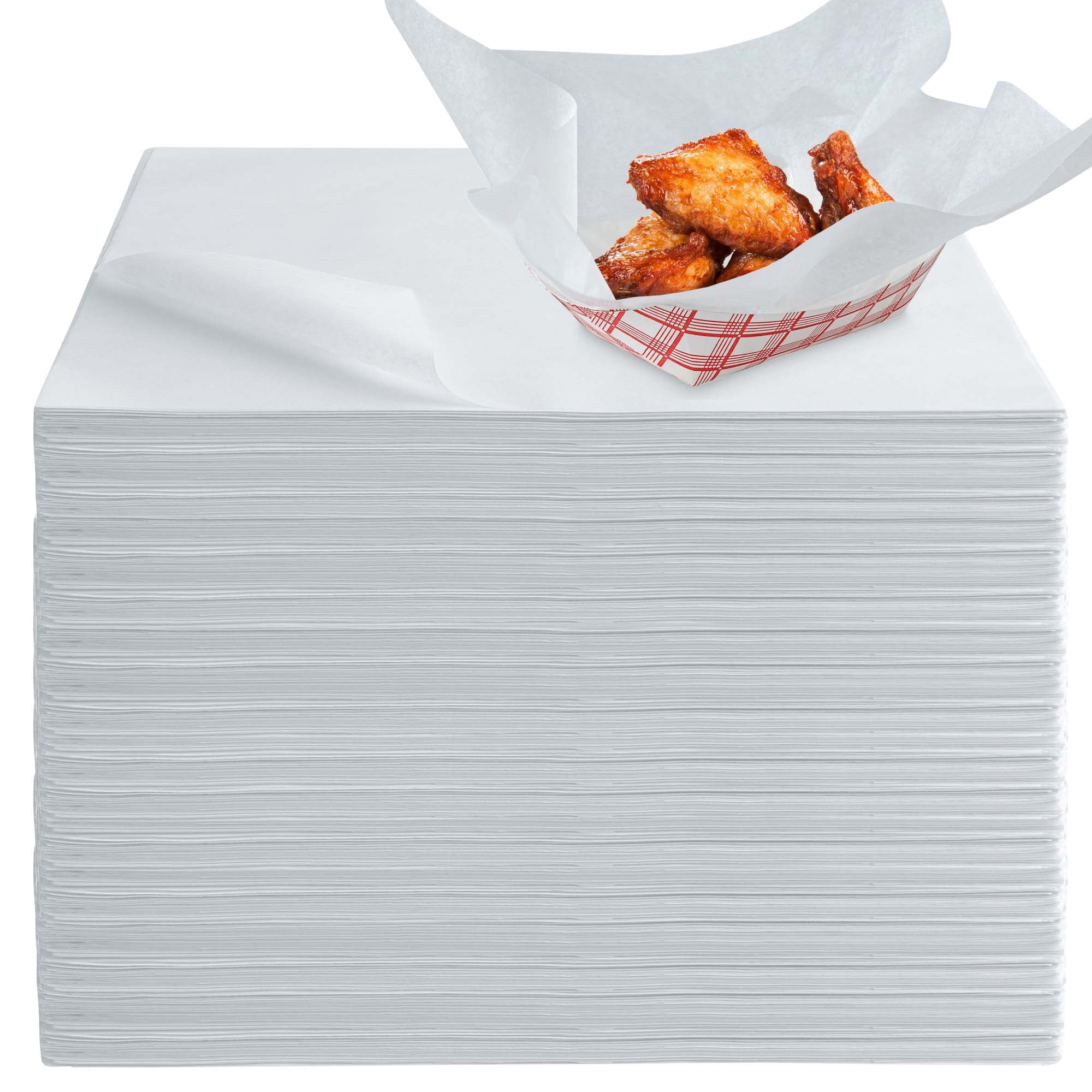 Stock Your Home 12x12 Grease Proof Deli Wrapper (500 Pack) - Wax Paper ...