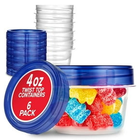 Shop 4-Oz Plastic Containers with Lids for Food Storage and Prep