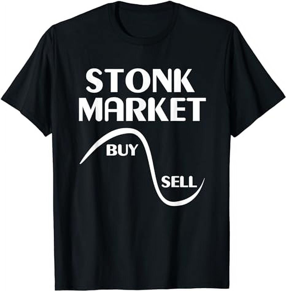 Stock Market Funny Stonks Meme T-Shirt - Walmart.com