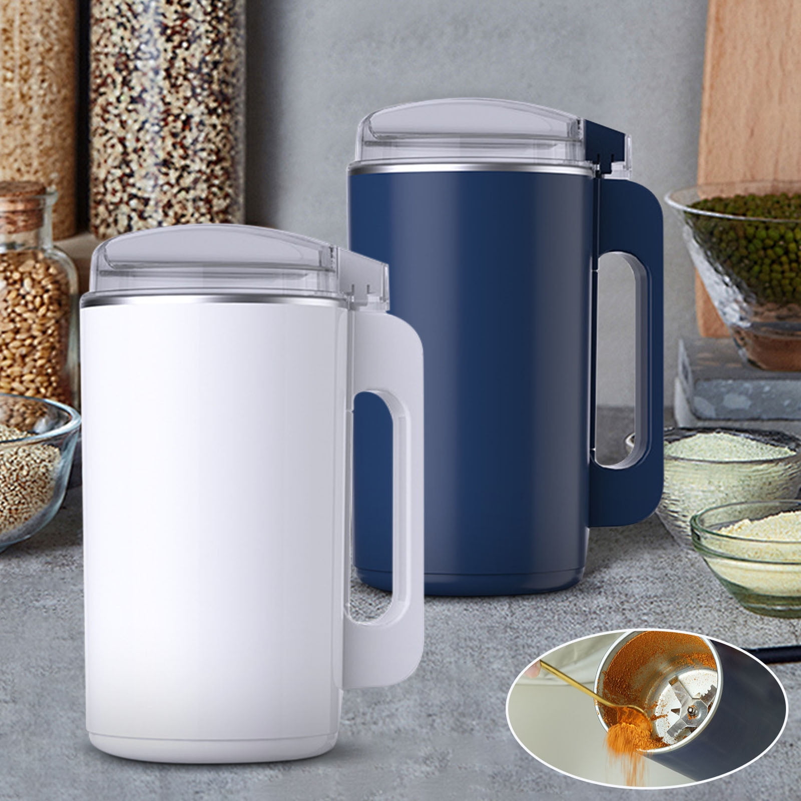 In Stock, New Automatic Seasoning Grinder, Portable Spice Grinder ...