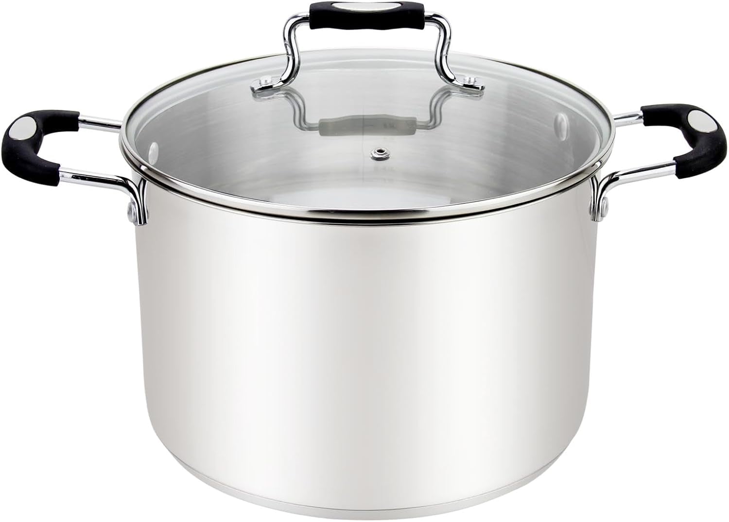 Stock Pot, Large Stainless Steel 17 Quart StockPot, Large Cooking Pot ...