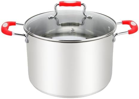 Stock Pot, Large Stainless Steel 17 Quart StockPot, Large Cooking Pot ...