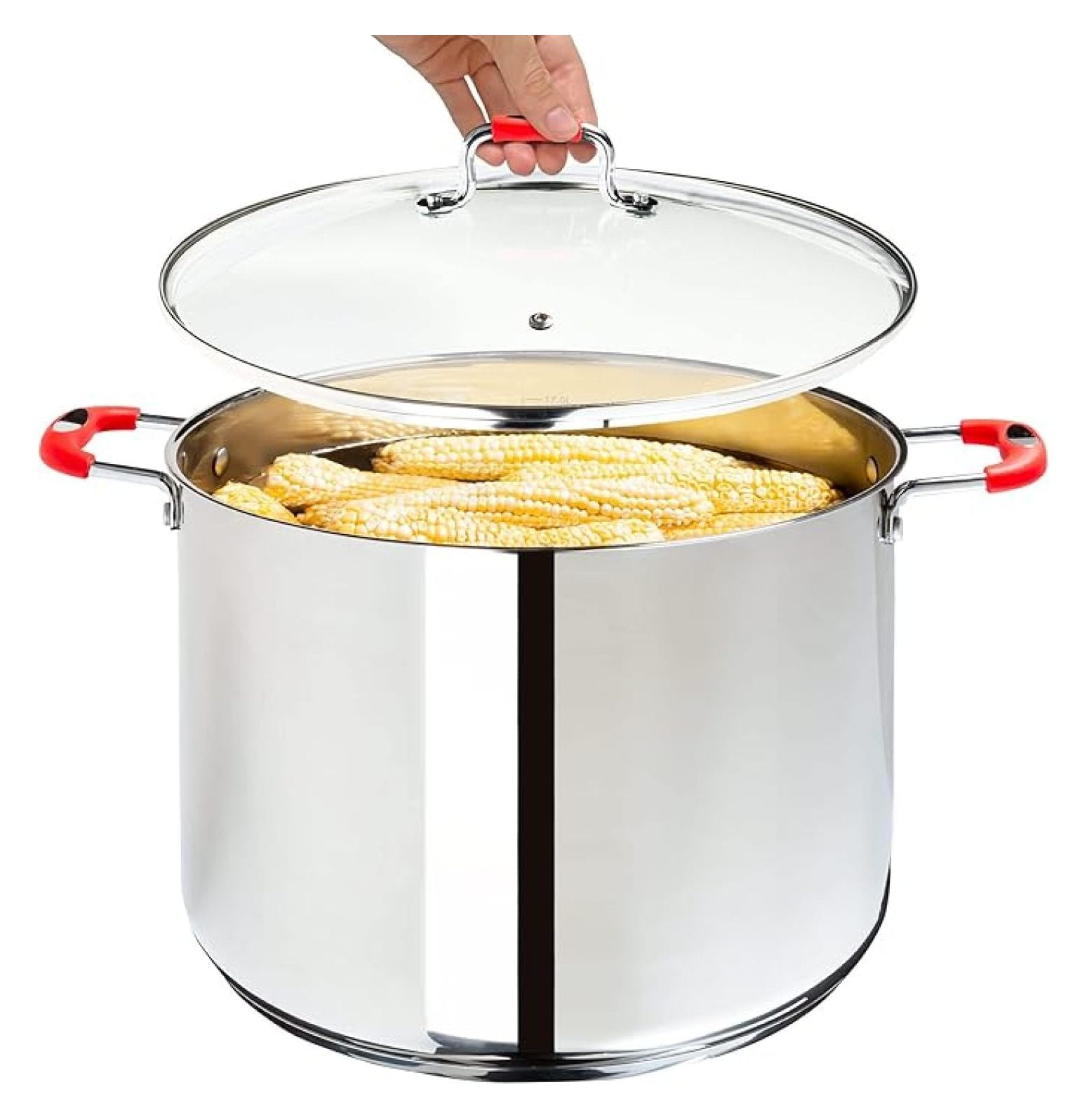 Stock Pot, Large Stainless Steel 20 Quart StockPot, Large Cooking Pot ...