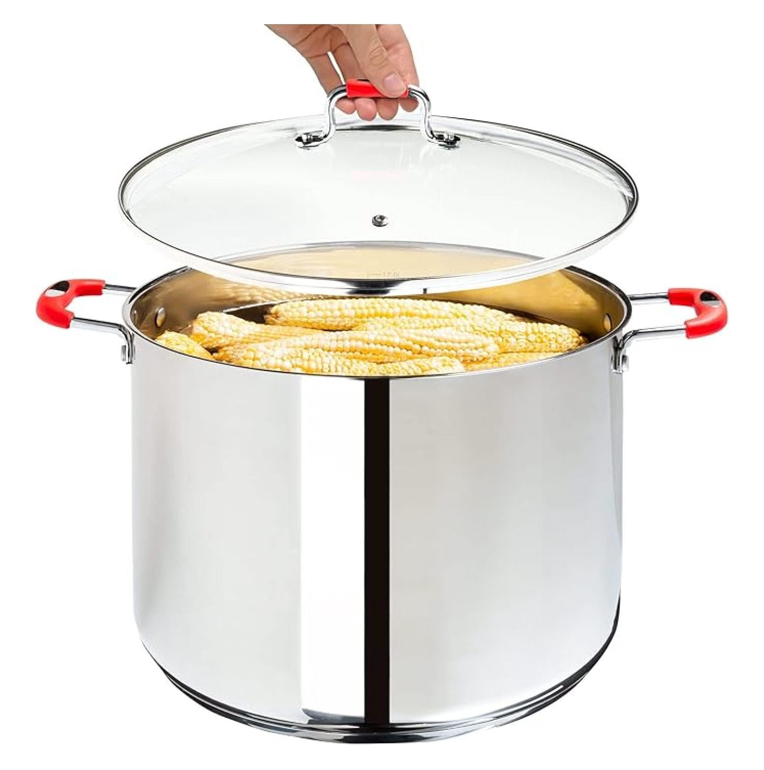 Stock Pot, Large Stainless Steel 20 Quart StockPot, Large Cooking Pot ...