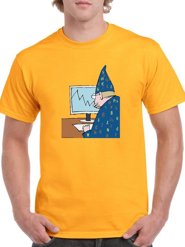 Stock Wizard Predicaments T-Shirt Men -Wilfred Hildonen Designs, Male ...