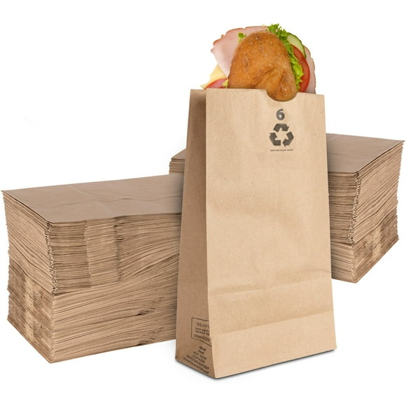 Paper Lunch Bags in Food Storage Bags - Walmart.com