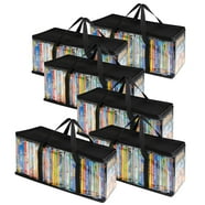 Made Easy Kit Compact DVD Storage Bag - Clear PVC, Fits 40 DVDs, VHS ...