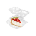 Stock Your Home 5x5 In Disposable Plastic Clamshell Takeout Trays (25 ...