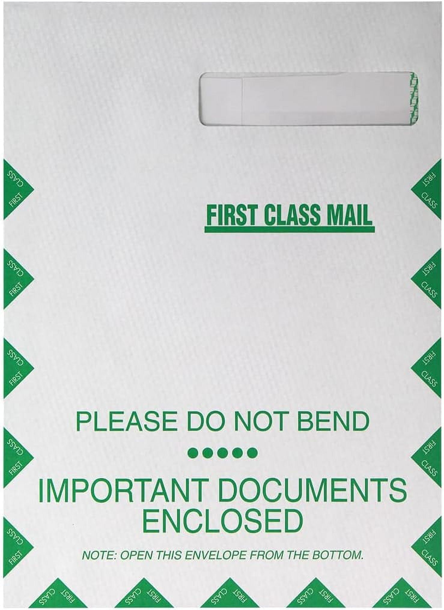 StockChecks CMS 1500 Claim Form Large Envelopes | 9" x 12 1/2" | Self ...