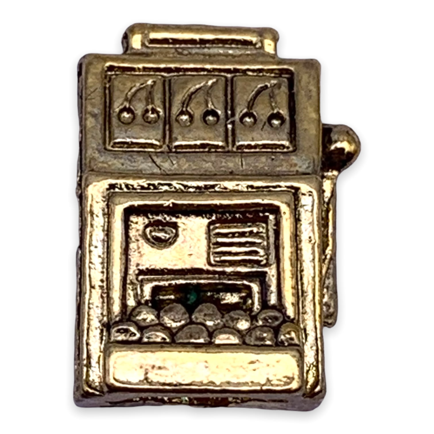StockPins Slot Machine Lapel Pin in Antique Gold Finish J04 1 Count ...