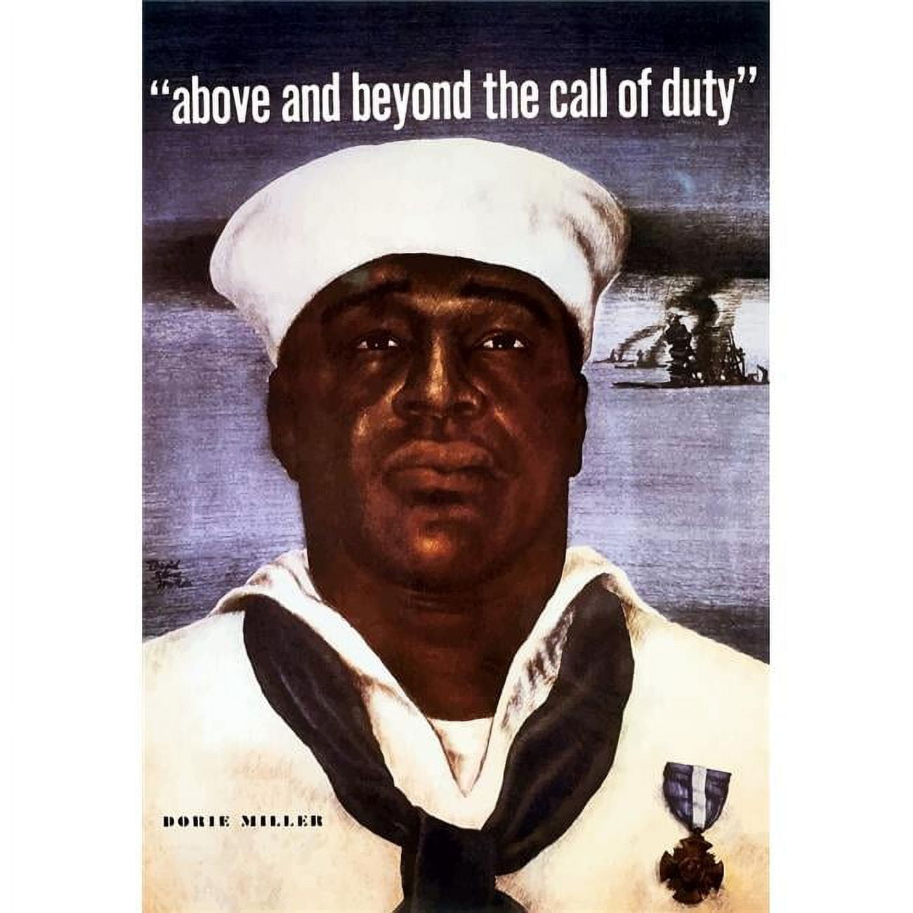 StockTrek Images Digitally Restored Vector Image of Doris Dorie Miller ...