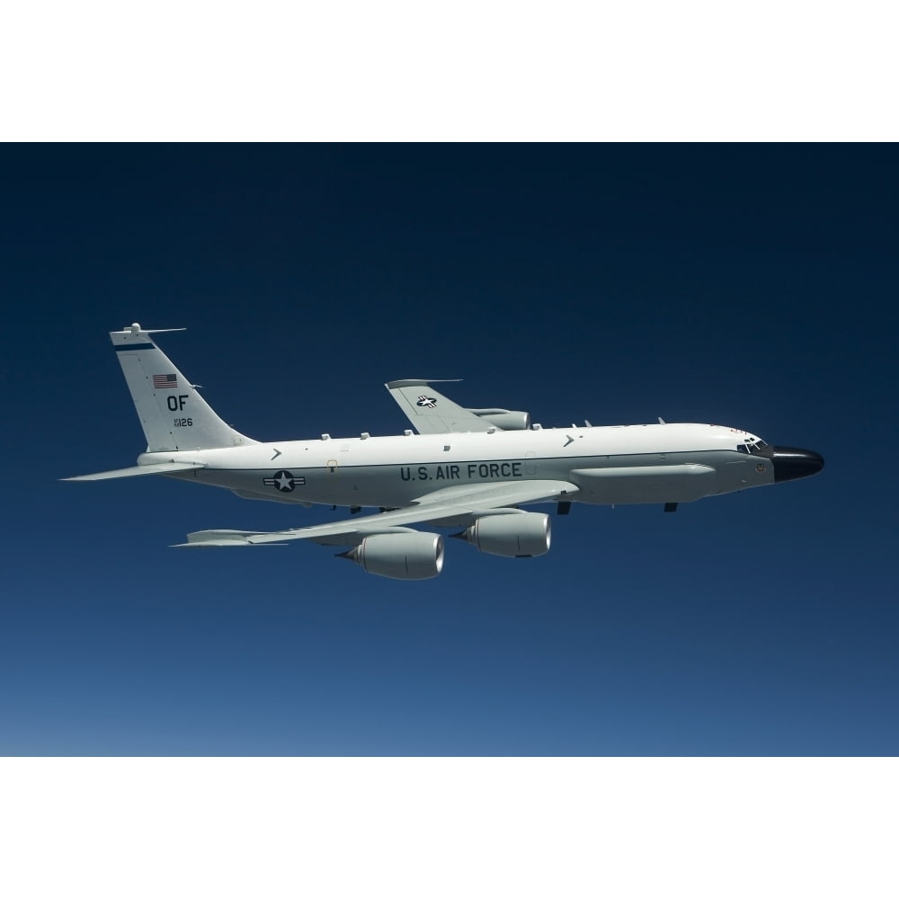 StockTrek Images PSTHGP100391M An Rc-135W Rivet Joint Aircraft Flies ...