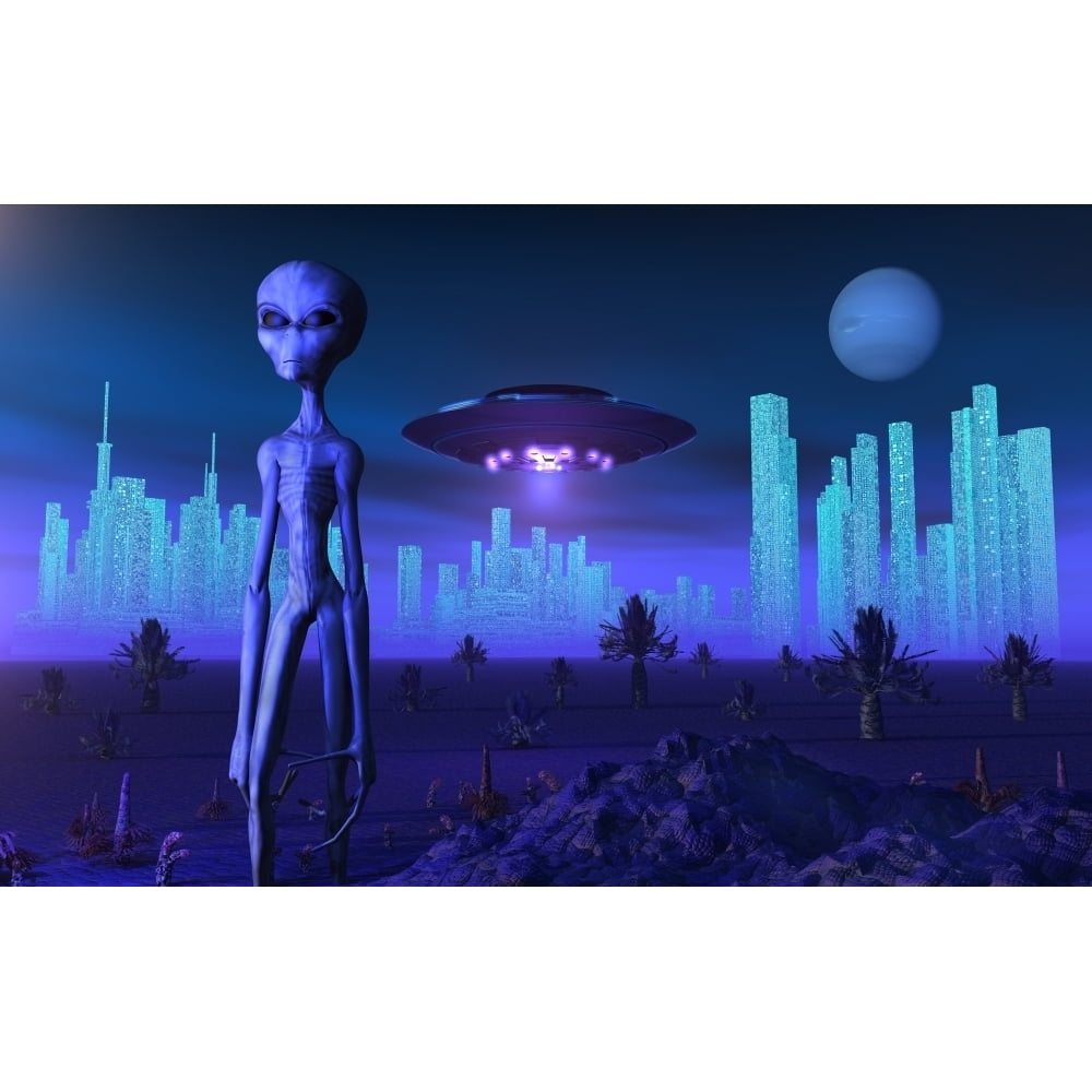 StockTrek Images PSTMAS200017S A Grey Alien Located On Its Homeworld of ...